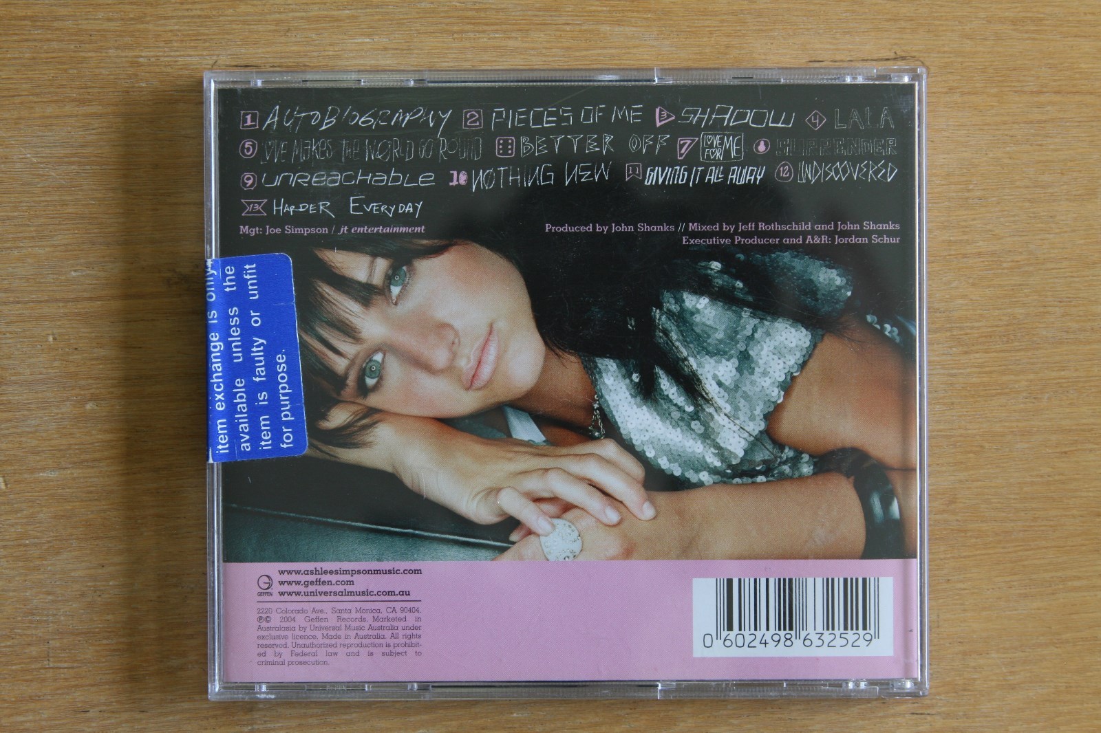 Ashlee Simpson ‎– Autobiography (Box C582) | eBay