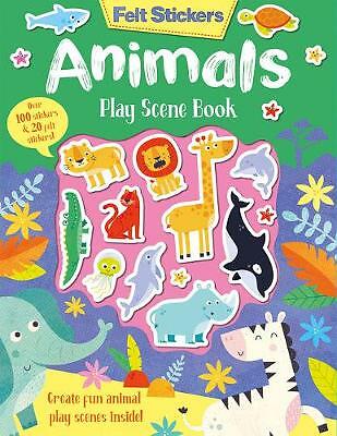 Felt Stickers Animals Play Scene Book by Kit Elliot (Paperback, 2020 ...