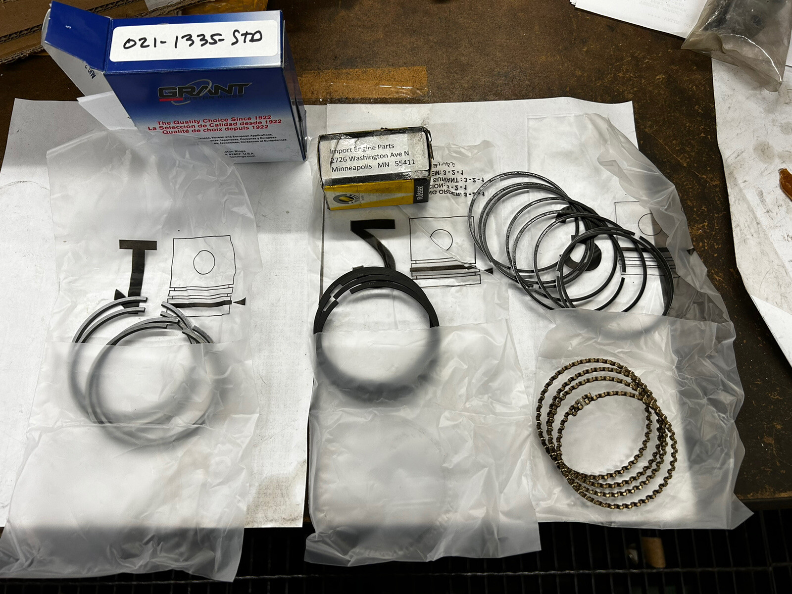 FITS DATSUN/NISSAN B210 "A13" 1288cc 73mm 1974 PISTON RING SET 021-1335 ...