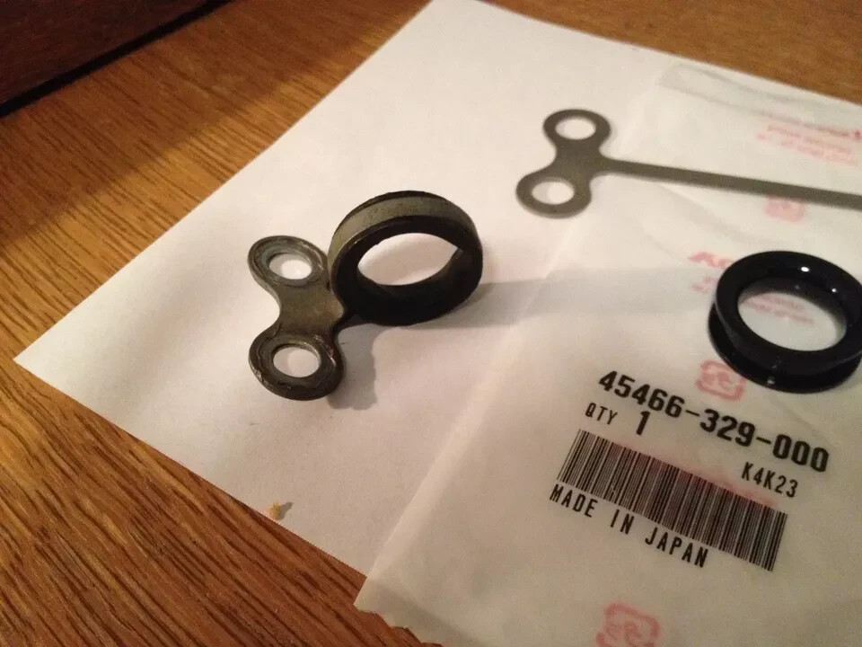 Honda Front brake Cable Guide Elsinore CR250 vintage CR250M 1973 1974 ...
