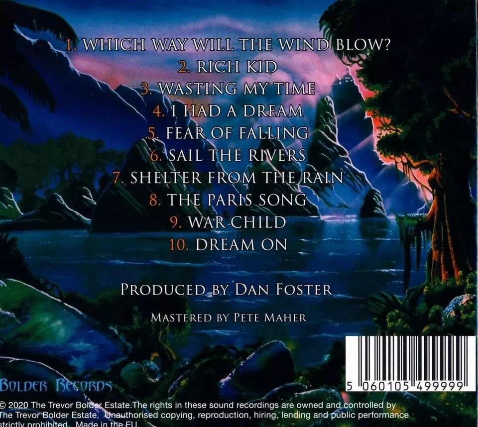 Trevor Bolder - Sail the Rivers 2020 SPIDERS FROM MARS NEW/SEALED ...