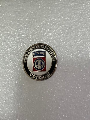 US ARMY 82ND AIRBORNE DIVISION VETERAN HAT PIN (EE P15525) | eBay