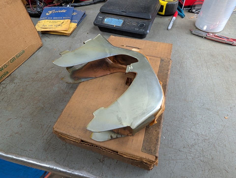NOS 1950 Pontiac Grille Bar Tooth Trim Molding Front Chieftain ...
