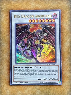 Yugioh Red Dragon Archfiend LC5D-EN069 Ultra Rare 1st Ed LP | eBay