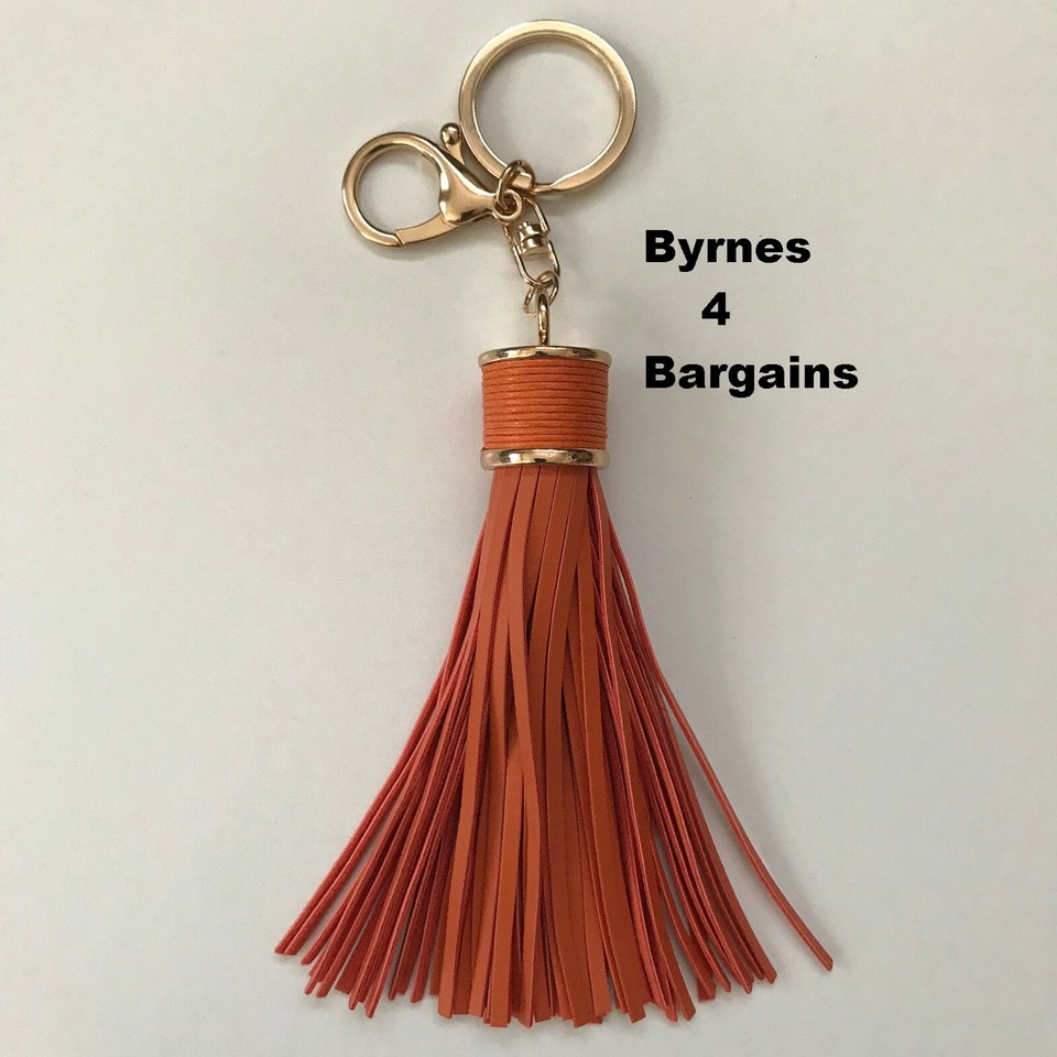 Tassel Handbag Key Chain Key Ring Faux Leather Handbag Accessories Gift ...
