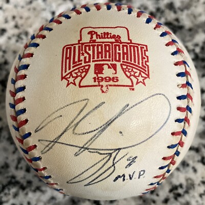 MIKE PIAZZA AUTO SIGNED 1996 ALL STAR GAME BASEBALL w/COA with MVP ...