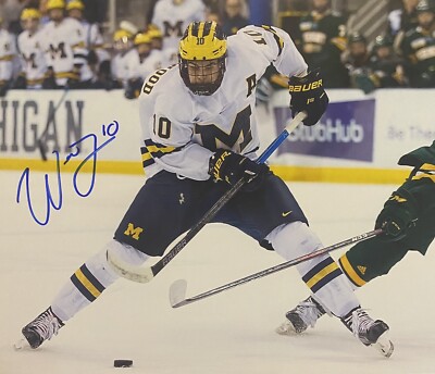 Will Lockwood Signed 8x10 Photo! New York Rangers! Michigan Wolverines ...