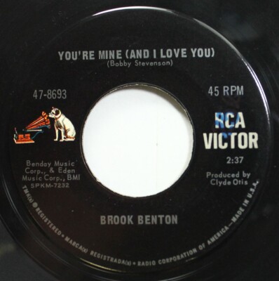 Soul 45 Brook Benton - You'Re Mine (And I Love You) / Mother Nature ...
