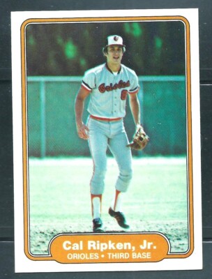Cal Ripken, Jr. ROOKIE Card, 1982 Fleer #176, BEAUTY! | eBay