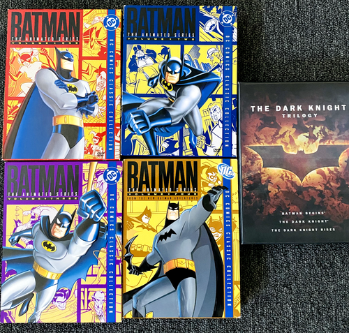 Batman the Animated Series Vol 1-4 DVD Box Sets With Dark Knight ...