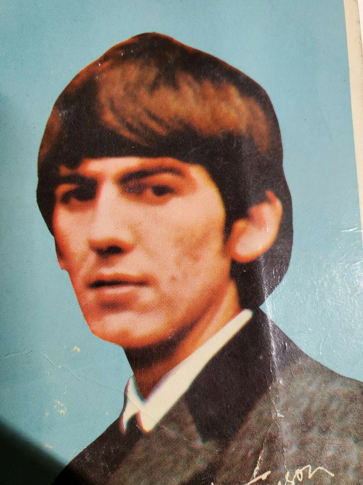 George Harrison Beatles Vintage 1964 Postcard 3.5" x 5.5" | eBay