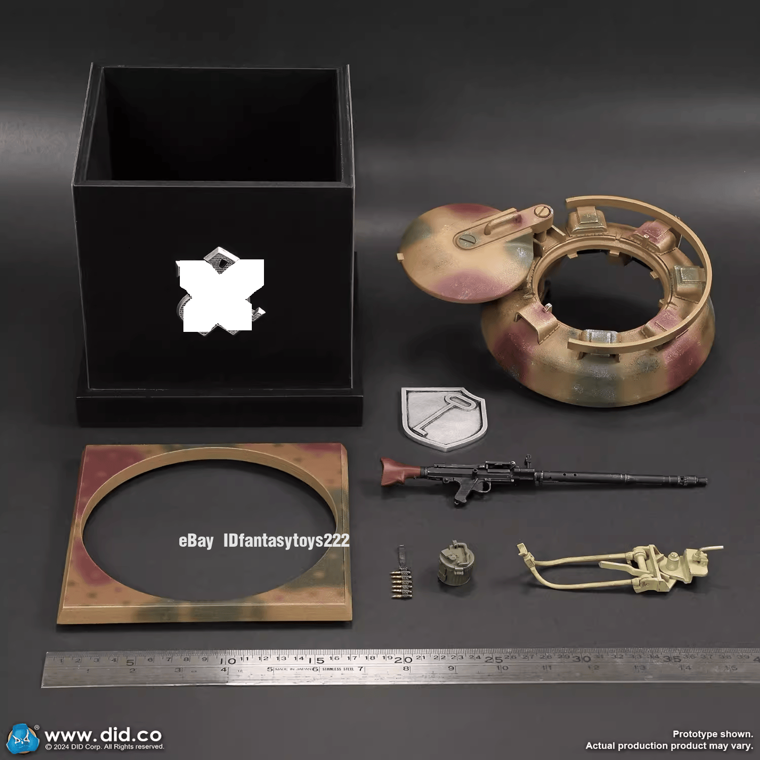 DID E60077 Leopard tank scene 1/6 model with MG34 machine gun Instock ...