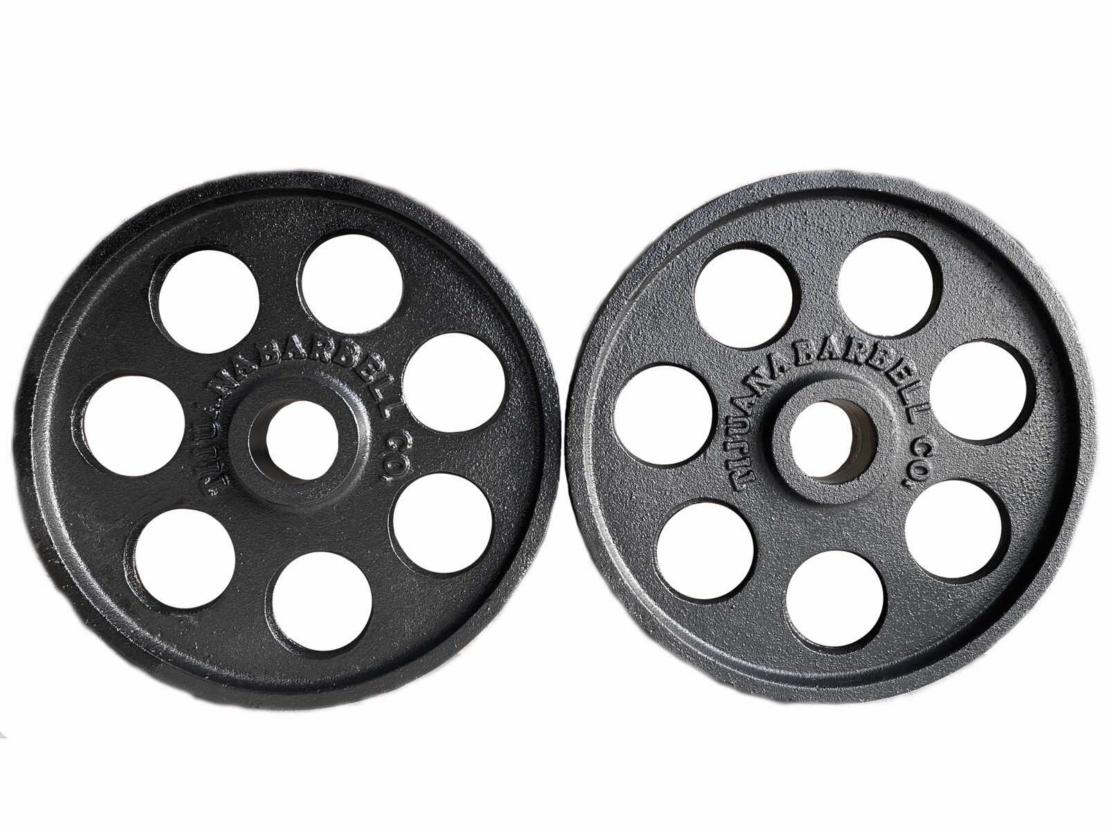 Pair Of 10 KG Baja Barbell Company Olympic 2-inch Revolver Plates ...