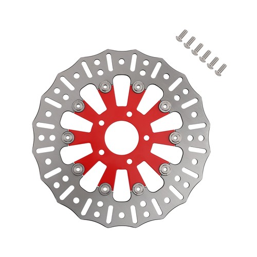 Front Disc Rotor Brake Rotor for Harley-Davidson Dyna 2006-2017 5.0mm ...