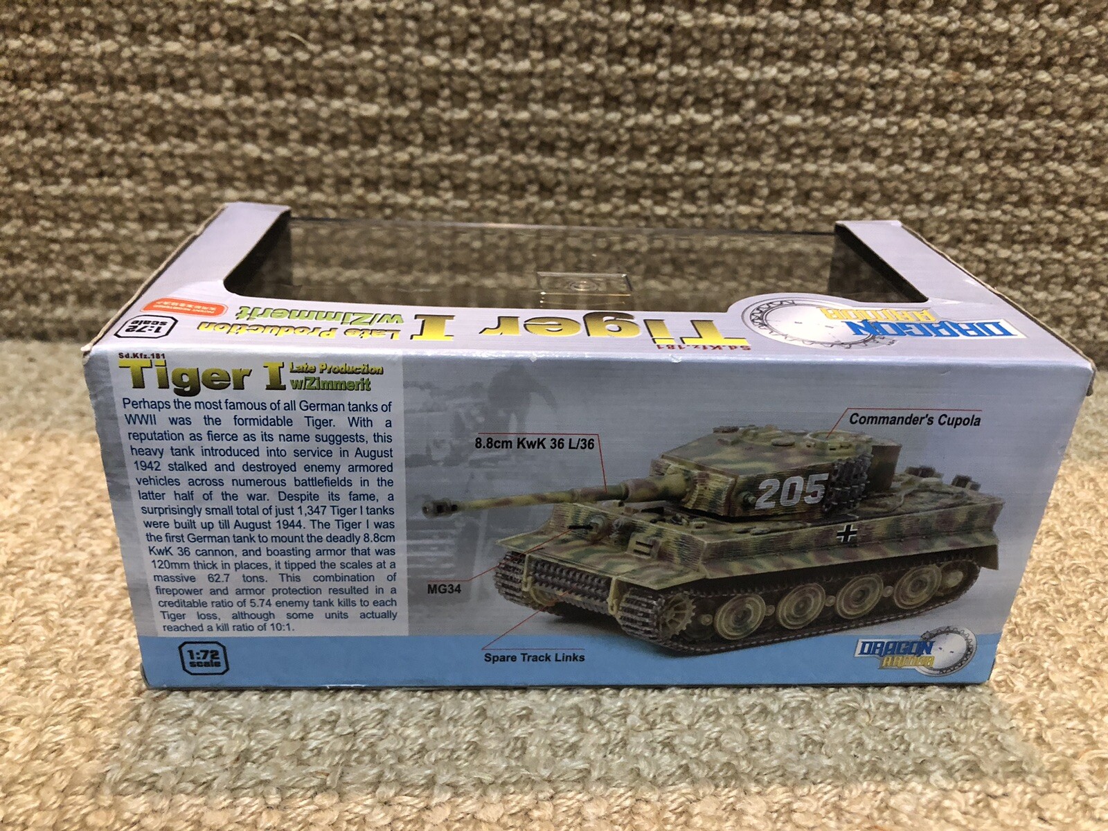 Dragon Armor 1 72 Tiger I Tank Michael Wittmann No. 60543 for sale ...