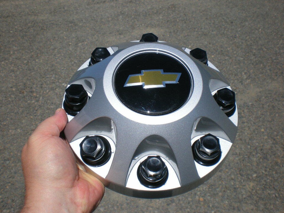 2011-2021 Chevrolet Silverado HD 2500 3500 Silver Front Wheel Center ...