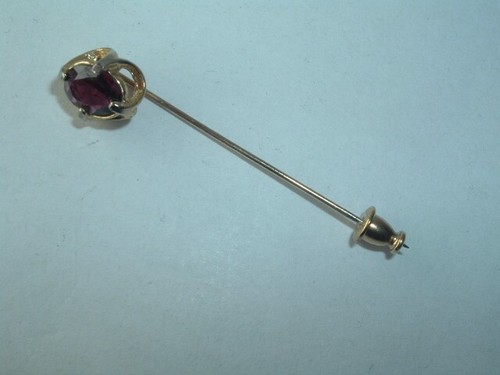 VINTAGE PURPLE STONE LAPEL PIN STICK PIN | eBay
