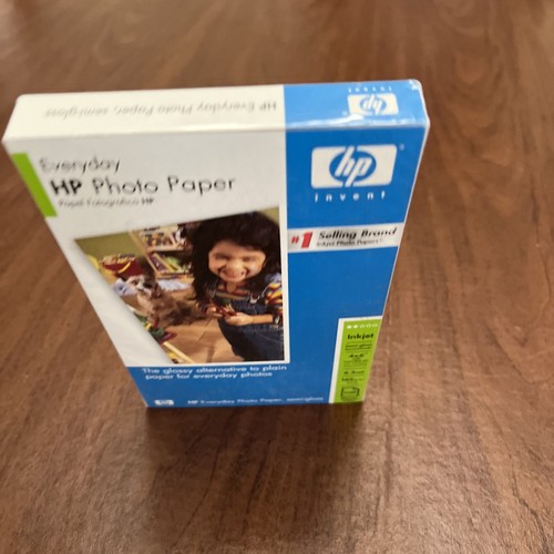 HP Genuine Everyday Photo Paper 100 Sheets 4x6 Glossy Semi Gloss ...