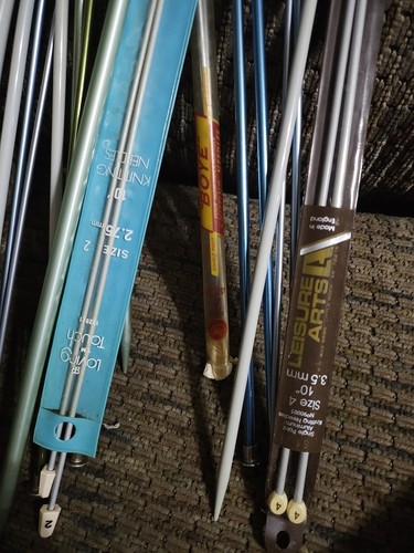 Vintage Wooden Knitting Needle Case W/ Knitting Needles 25pcs Clean | eBay