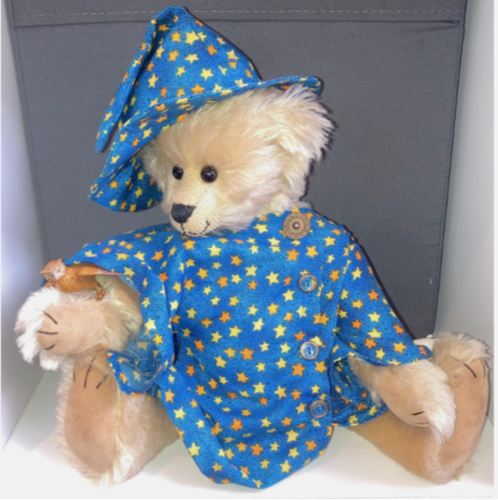 Wizard Bear - Huggy Bears by Gayle Parker Mohair, Fully Jointed 22cm ...