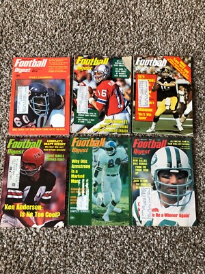 Football Digest Magazines- From 1975-1980. Total of 52 magazines. | eBay