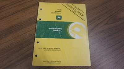 JOHN DEERE OPERATORS MANUAL 1525 MOWER CONDITIONER | eBay