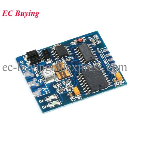 3.3v-5v TTL UART to RS485 Isolated Interface Module,Single-chip Serial ...