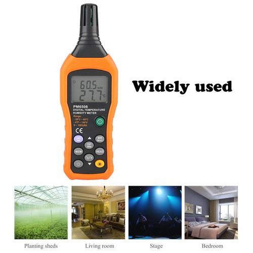 Pm6508 Professional Digital Display High Accuracy Temperature and ...