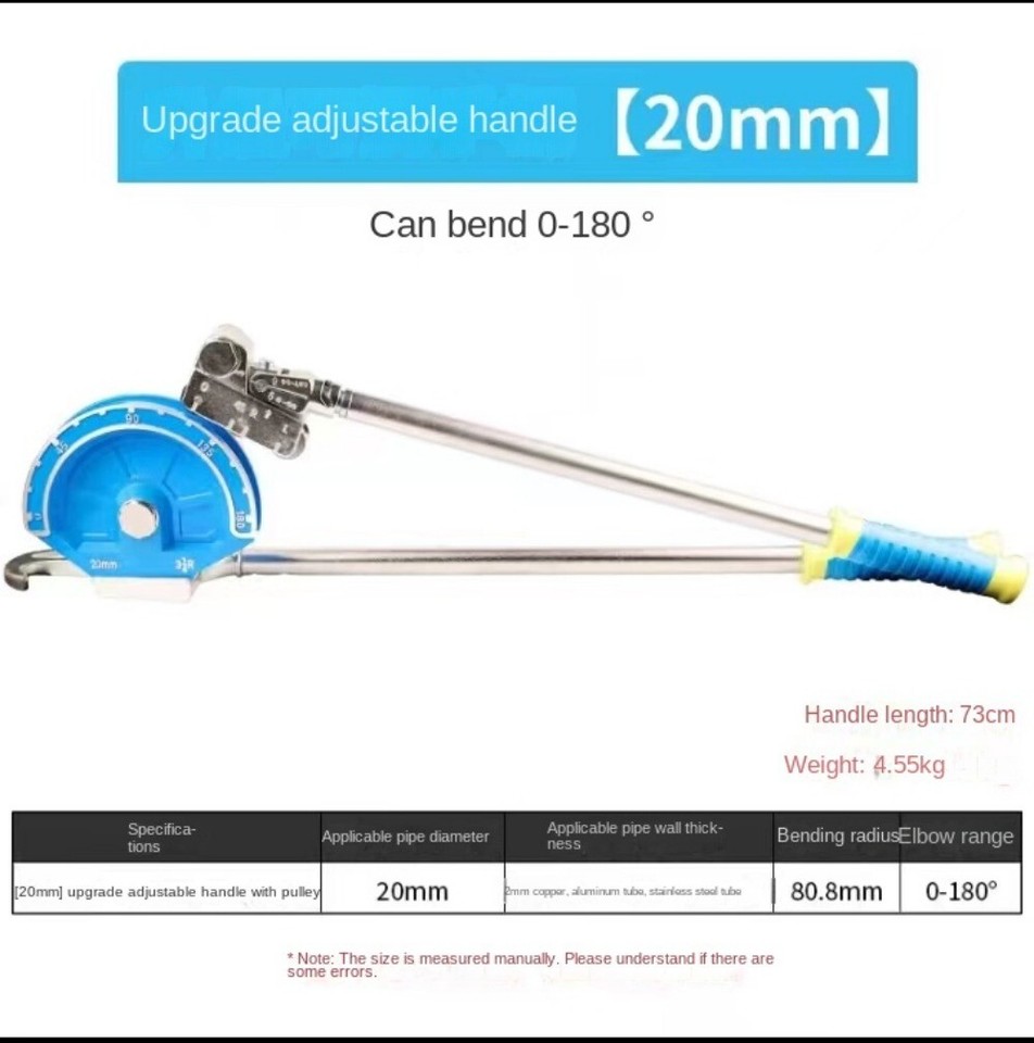 8-22mm Manual Stainless Steel Pipe Bender Multifunction Copper Tube ...
