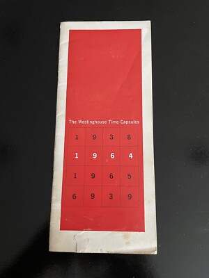 Vintage 1938/1964 New York World's Fair "The Westinghouse" Time Capsule ...