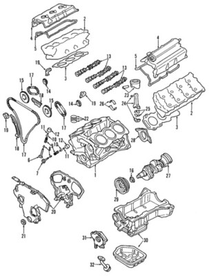 13264-EA210 Nissan Cover assy-valve rocker 13264EA210, New Genuine OEM ...