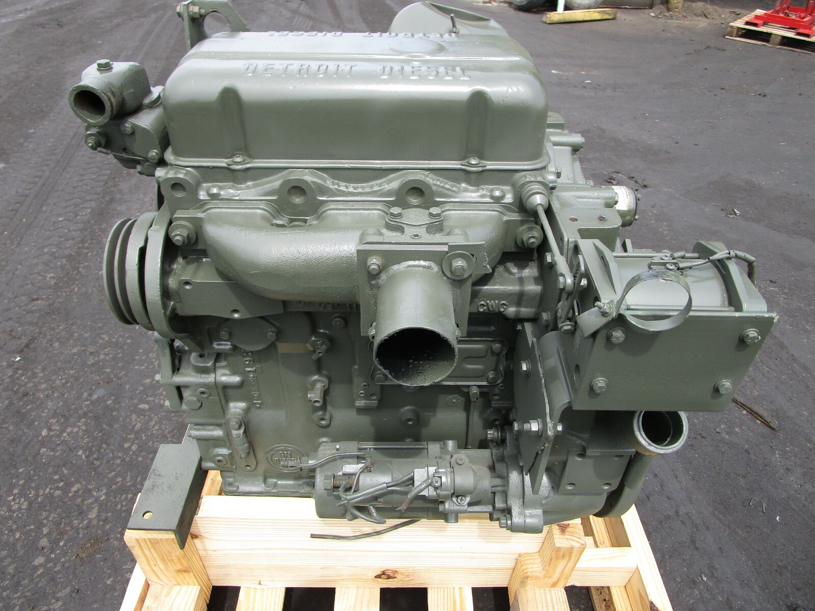 GOVERNMENT SURPLUS DETROIT 3-53 DIESEL ENGINE | eBay