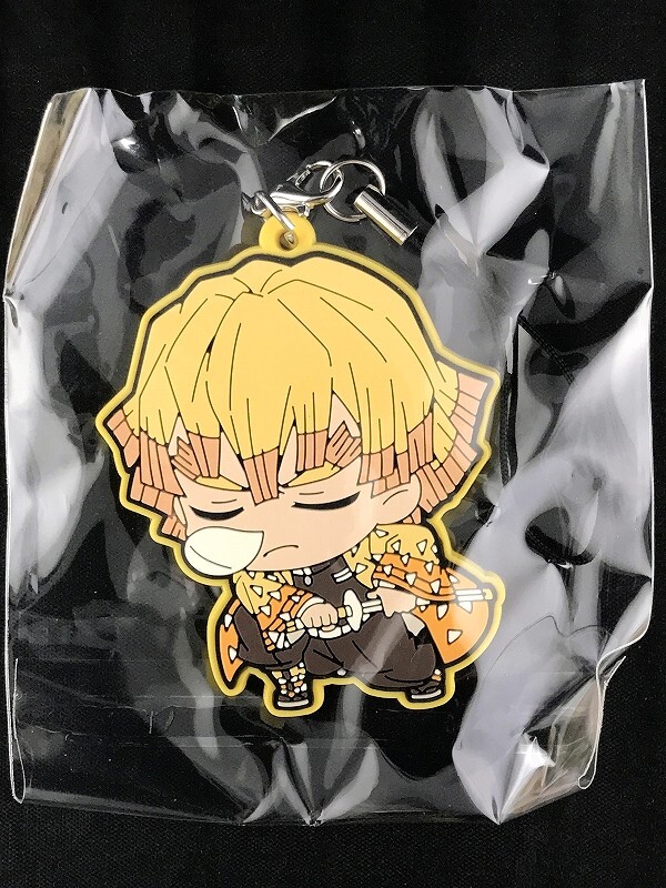 Kimetsu no Yaiba Mugen Train ViVimus Rubber Strap Key Chain Zenitsu ...