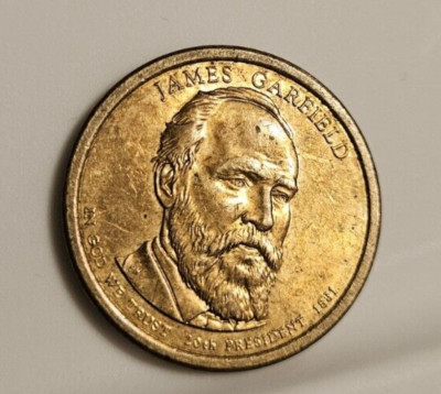 1$ JAMES GARFIELD 20TH President (1881) 2011 (D) US One Dollar Coin | eBay