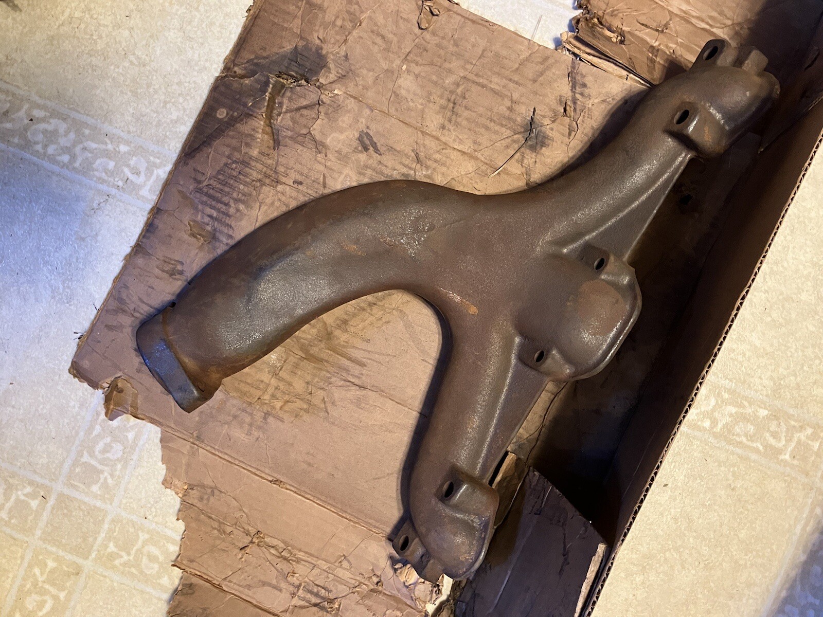 1963-1964 Pontiac P/8 421 HO Tripower new old stock Exhaust Manifolds