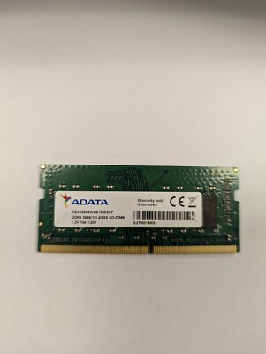 ADATA 4GB DDR4 2666MHz 4Gx8 SODIMM 260-Pin DRAM Memory AD4S2666W4G19 ...