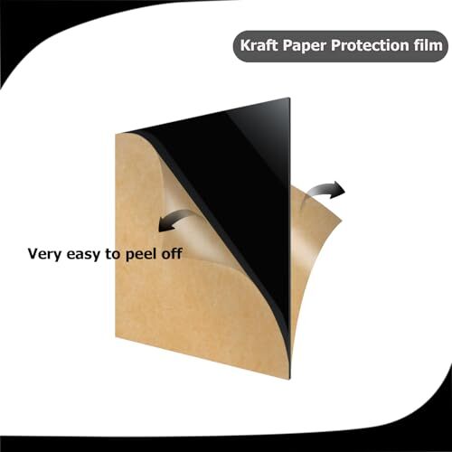 Pack Acrylic Sheet, 3mm Thick Acrylic Plastic Sheets 12'' x 16'' 2 ...
