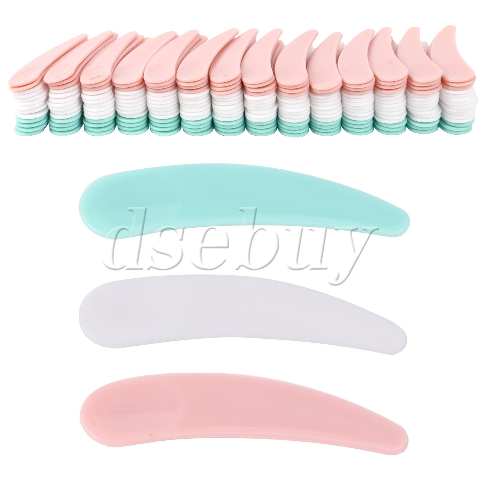 200 Pieces Small Plastic Spatulas for Cosmetics Creams Crafts 2.17" x 0 ...