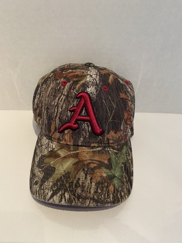 Arkansas Razorbacks Camouflage Hat Adjustable Camo Cap Mossy Oak AR ...