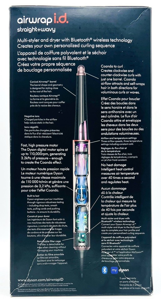 Dyson Airwrap i.d. Multi-Styler & Hair Dryer W/ 6 Accessories - Ceramic ...