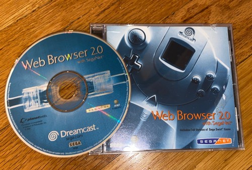 SEGA Dreamcast Web Browser 2.0 SegaNet Swirl Game Planetweb | eBay
