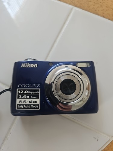 Nikon COOLPIX L22 12.0MP Digital Camera - Blue | eBay