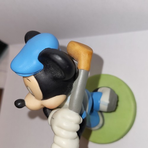 Disney Mickey Mouse Figurine Golf Theme Mickey Swinging Golf Club 4" T ...