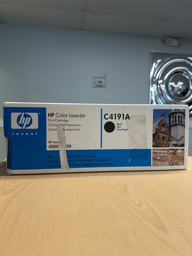 New Genuine HP Color LaserJet 4500 4550 Series C4191A Toner- BLACK ...