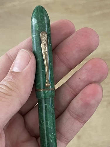 Vintage 1930's Accurate Green Celluloid Fountain Pen | eBay