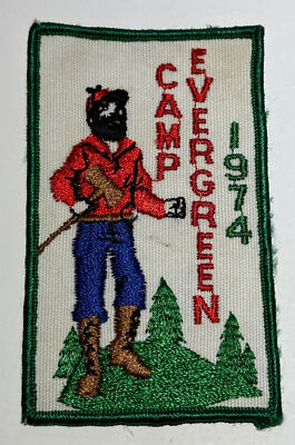 1974 Camp Evergreen Patch Boy Scout KJ2 | eBay