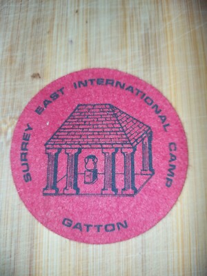 UK Scouting Surrey East International Camp Gatton Felt Badge | eBay