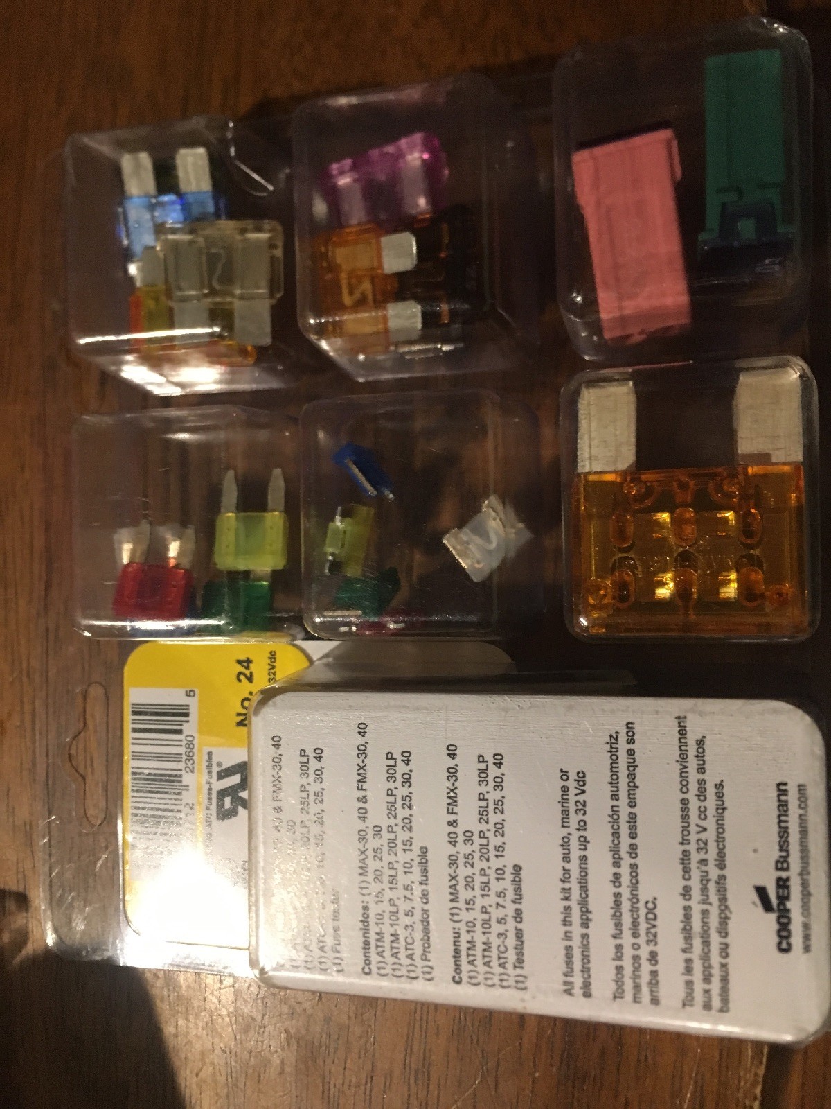 Blade Automotive Fuse Kit includes 28 Fuses EATON BUSSMANN No.24 | eBay