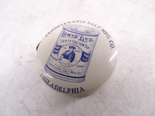 Antique Advertising Celluloid Sewing Tape Measure Lewis Lye ...