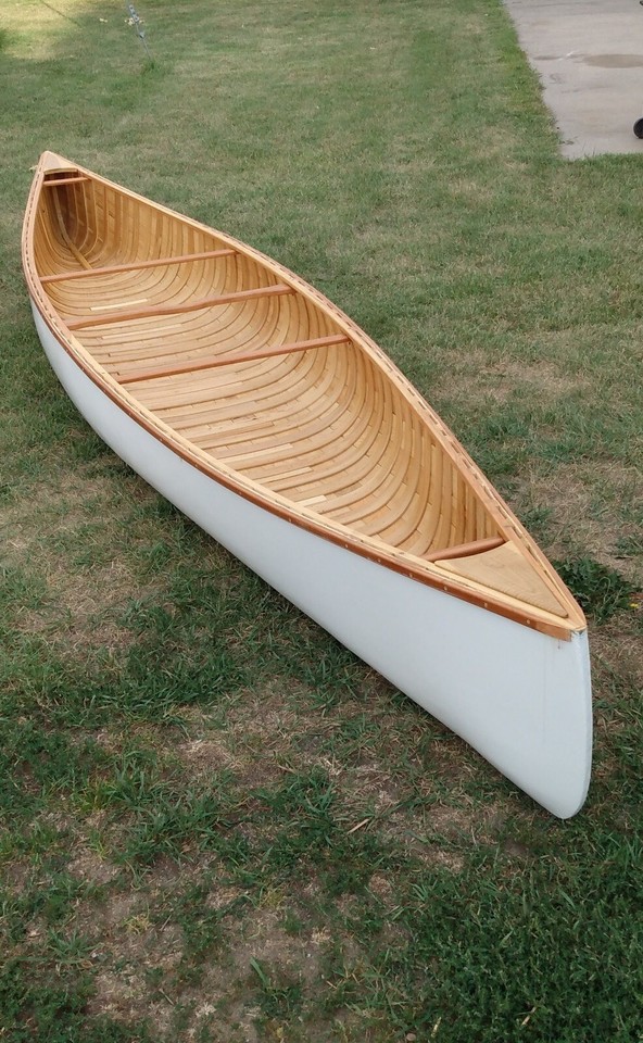 wood canvas canoe 17' new, all traditional construction | eBay